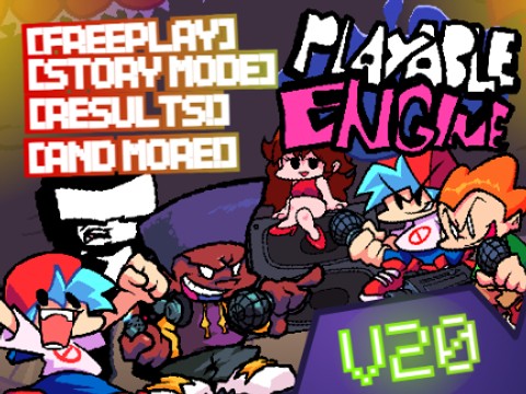 FNF Playable engine V20 [Freeplay&Storymode]