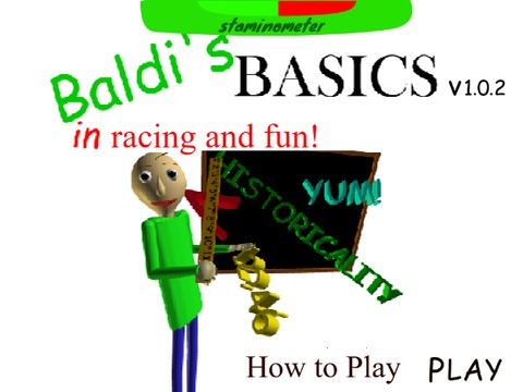Baldis basics but you race baldi!