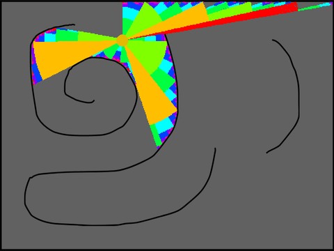 Cave Light - "fast ray distance"