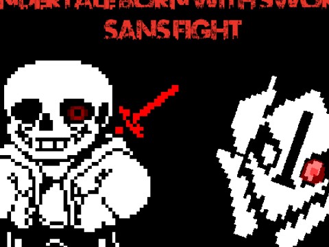under tale bone with sword sans fight