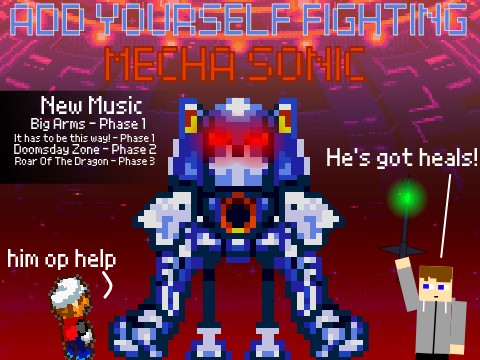 RPG Add yourself fighting MECHA SONIC (3)