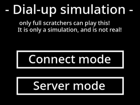 Dial-up simulation