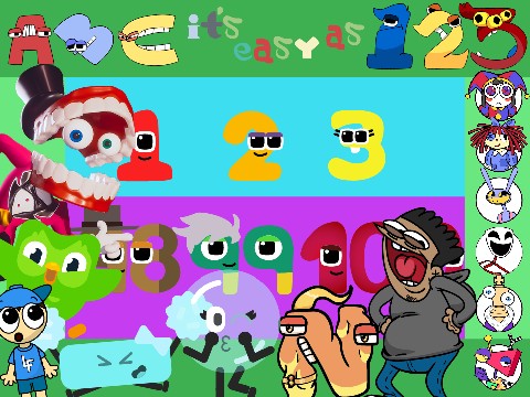 All the Numbers in Wonderland from 0-99!