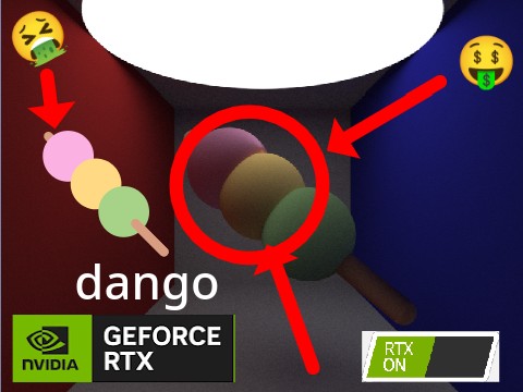 pathtraced dango