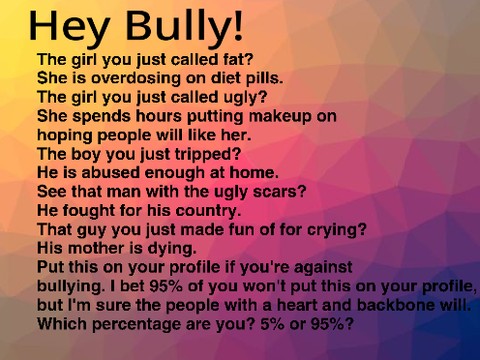 Remix this if you are against bullying!