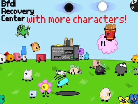 bfdi recovery center with more characters remix