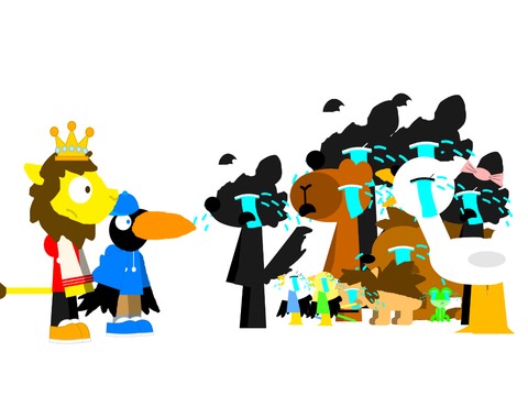 Free Dislike Project: Samuel the Skunk & Friends Crying Characters