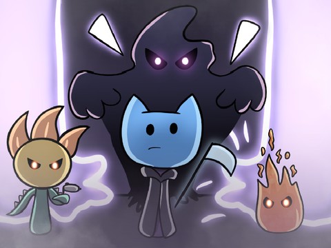 Tale of a Scythe-bearer - DEMO - Griffpatch Academy May Game Jam Entry