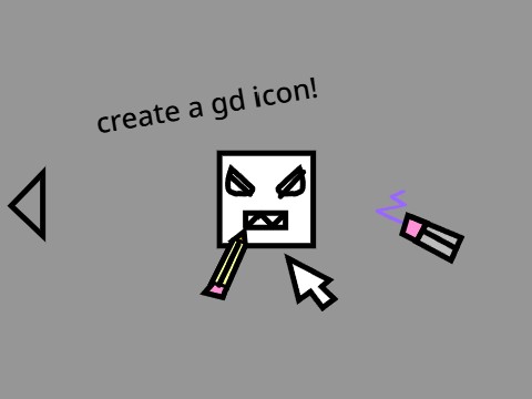 customize a GD / geometry dash : icon!