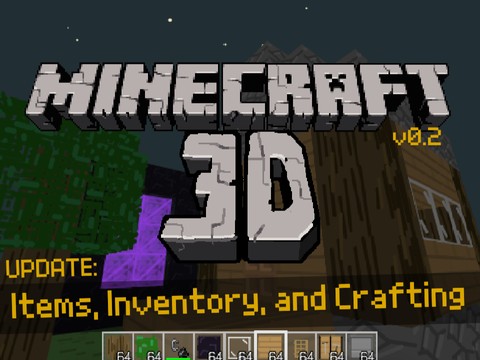 Minecraft 3D v0.2 | Items, Inventory, and Crafting