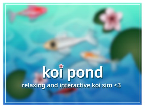 interactive koi pond