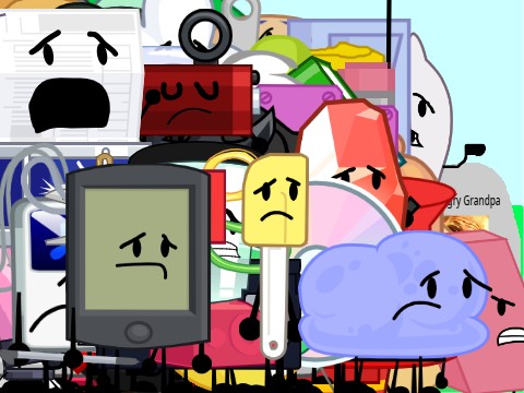 BFDI/BFDIA/IDFB/BFB/TPOT Watching To Angry Grandpa's Bigger Funeral