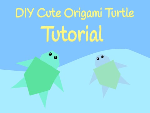 DIY Cute Origami Turtle