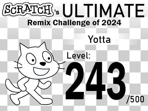 Scratch's Ultimate Remix Challenge of 2024 | Yotta | Level 243