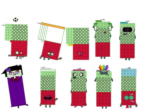 Numberblocks Band Regular 1441-1450 (Each Sounds)then band