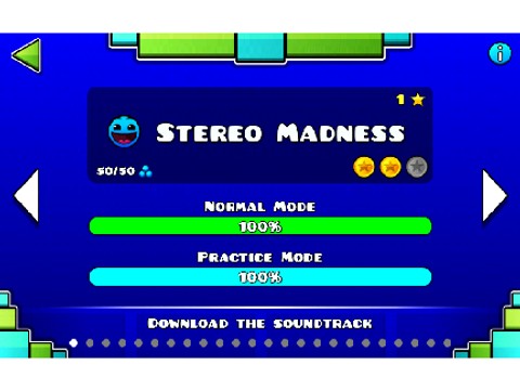 geometry dash level 1 STEREO MADNESS full version noteblocks