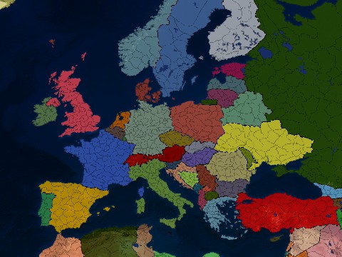 Open source Europe map (Free AFOE map)