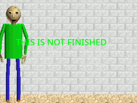 (UNFINISHED) Baldi Rig Animation Test!!!!