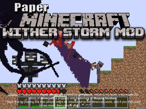 Wither Storm MOD Paper Minecraft 1.20