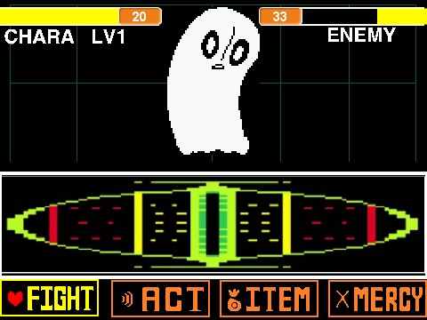 Napstablook Fight (Undertale Battle Engine)