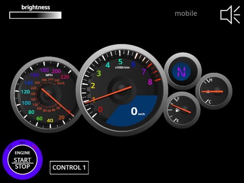 Nissan GTR R35 rainbow 2012 speedometer