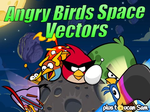 Angry Birds Space Vectors