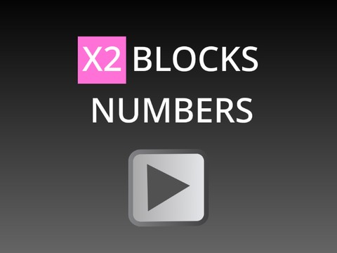 x2 Blocks Numbers