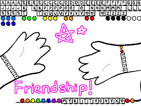 Create a friendship bracelet!