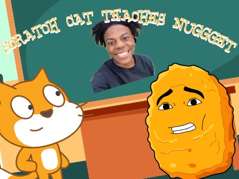 SCRATCH CAT TEACHES NUGGET BRAINROT FUNNY ANIMATION COTTON EYE JOE MAX ...