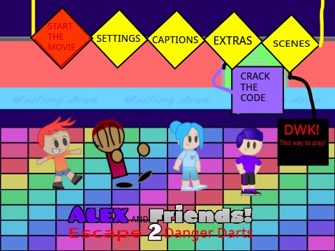 AY in: Alex and friends 2: Escape 2 Danger Darts 2009 DVD Menu