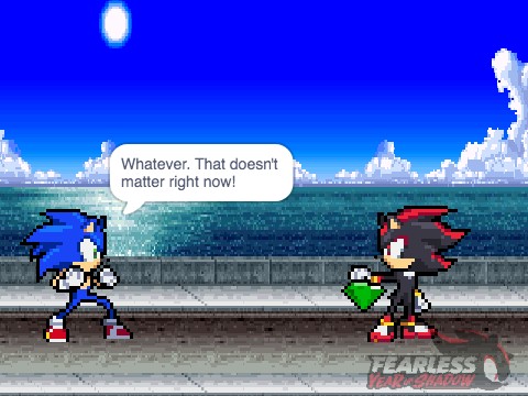 Sonic VS Shadow(Sprite Animation)