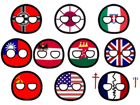 Another Countryballs Band but WW2
