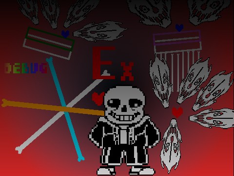 UNDERTALE sans ex fight!-2