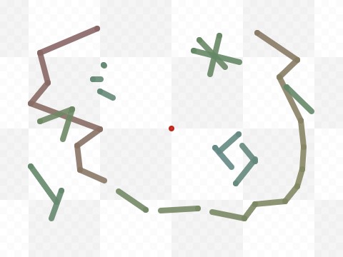 Line segment collision detection