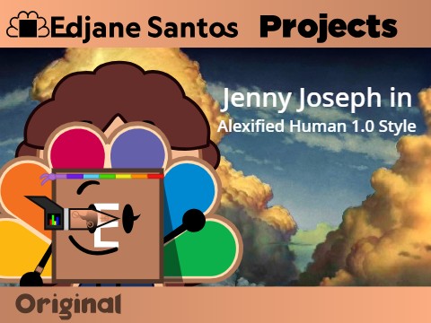 Jenny Joseph (as known as) Columbia Pictures Torch Lady in Alexified Human 1.0 Style