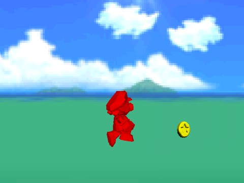 Super mario 64 rendering on Scratch