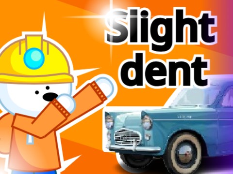 Slight Dent in the back-