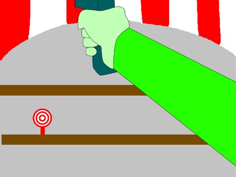 silly little target game but with modern day muskets and color