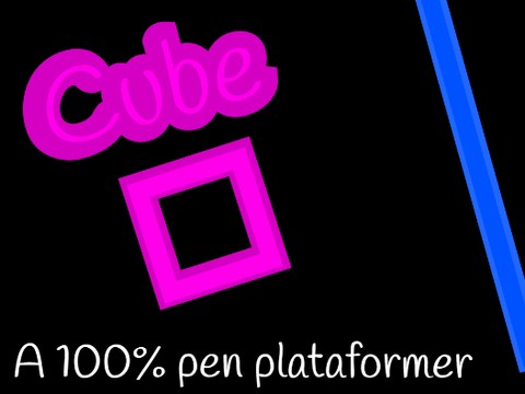 Cube // 100% pen plataformer // #all#game#trending#pen#plataform