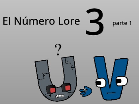 Spanish Number Lore: 3 Parte 1