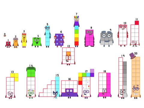 Dodeca's 150BPM Numberblocks Band - Zero through Twenty