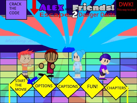 AY in: Alex and friends 2: Escape 2 Danger Darts 2009 Blu Ray Menu
