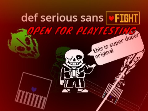 (new hitbox) the super serious sans fight (unfinished)