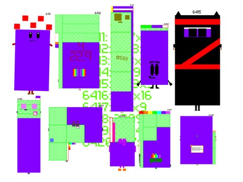 Numberblocks Band Retro 6411-6420