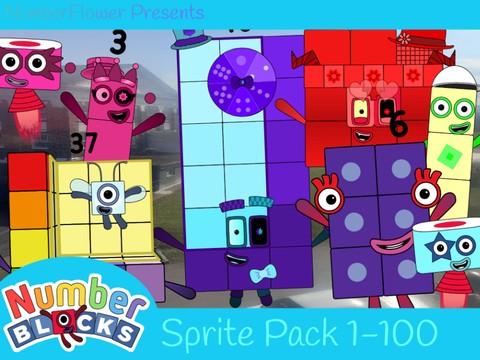 LilSmooth18's NEW Numberblocks Sprite Pack 1-100