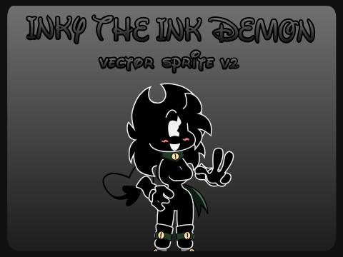 Inky the Ink Demon (Vector Sprite V2)