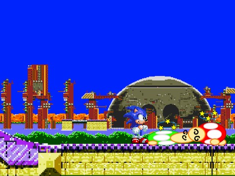 Add Yourself in Launch Base Zone Mushroom Bros.