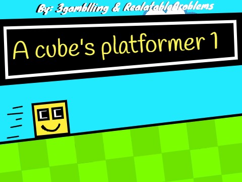 A cube's Platformer #platformer #trending #all #2D