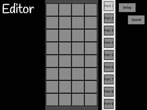 Rhythm game editor