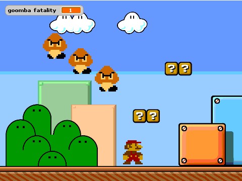 Mario vs. The Goombas Game